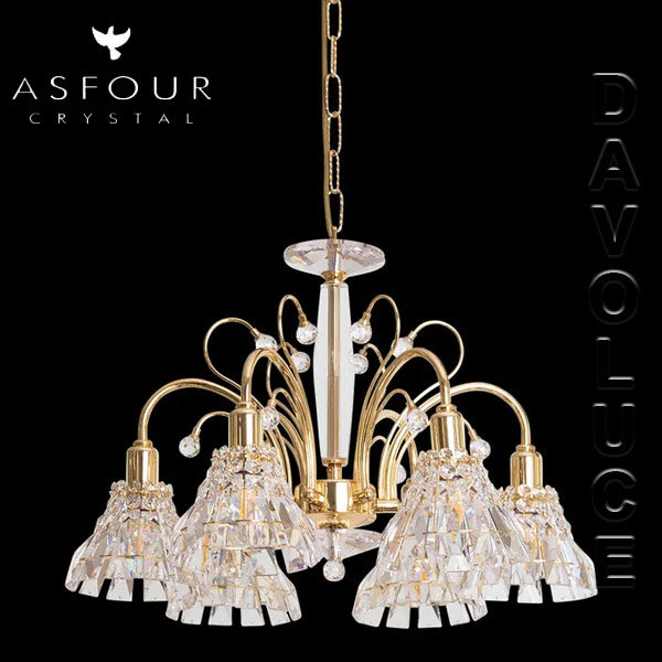 Safaga 6-Light Asfour Crystal Chandelier