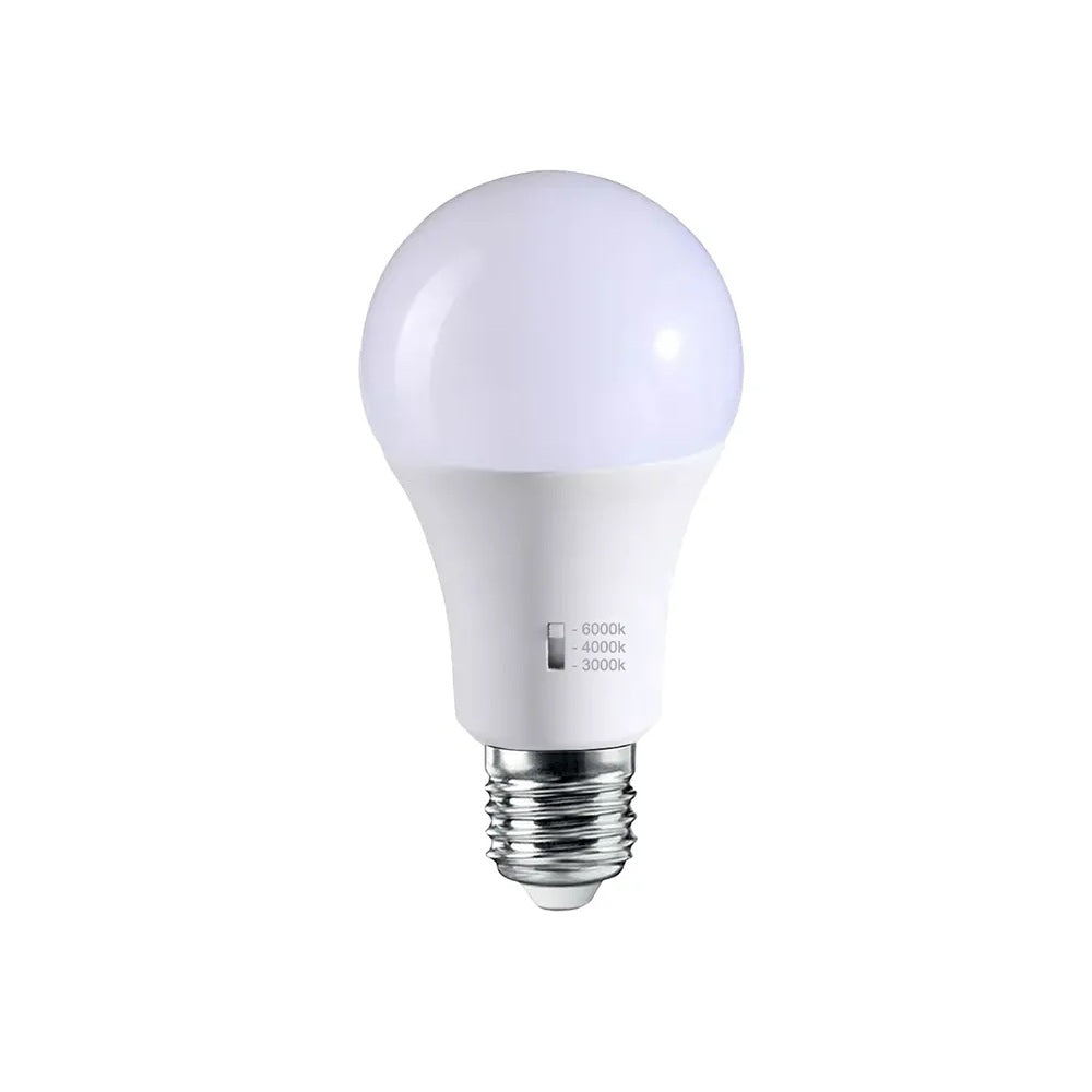 Vencha 12W A60 3 CCT Dimmable LED Lamp – B22 / E27 | Davoluce Lighting