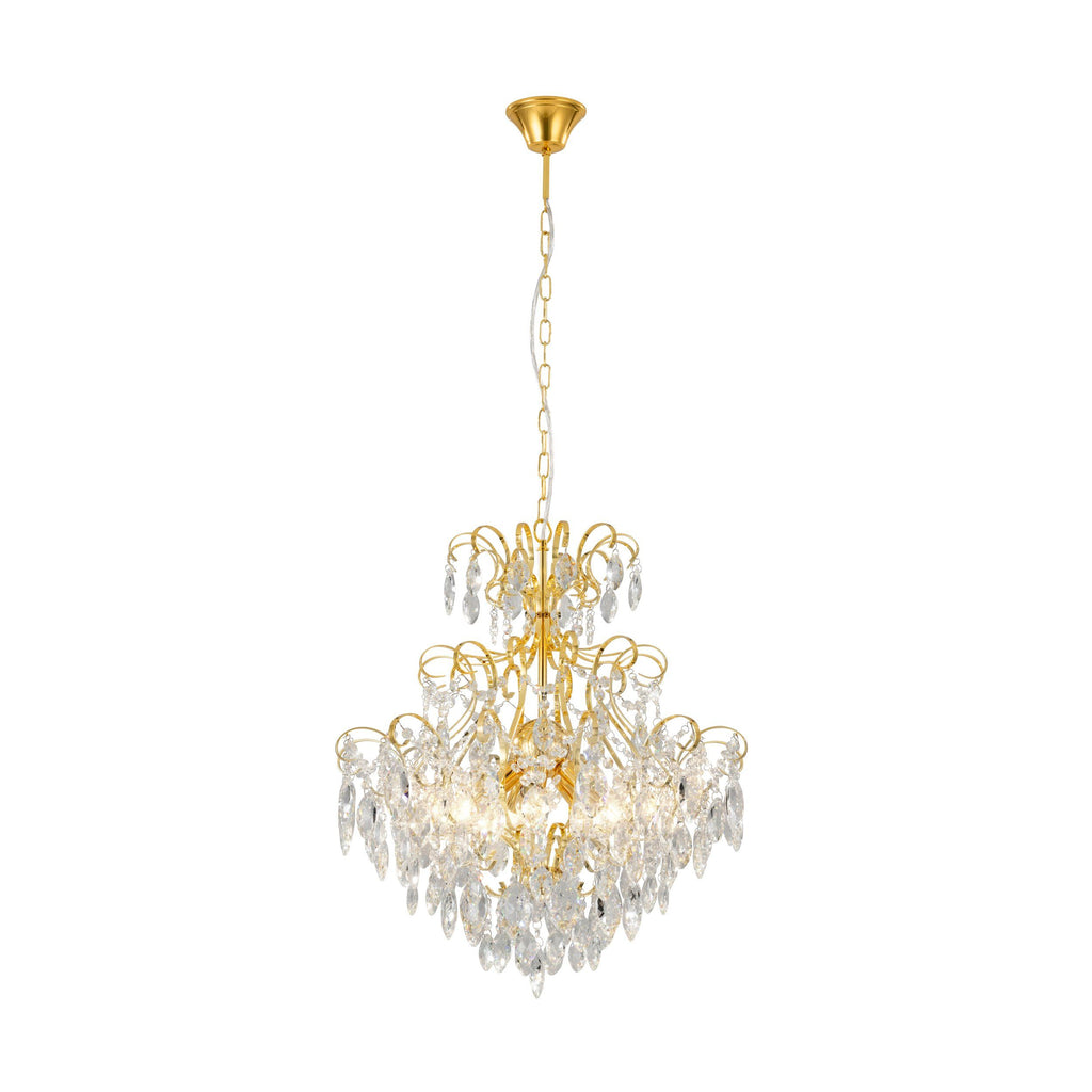 Eglo Fenoulett Ø58cm 5 Light Crystal Chandelier