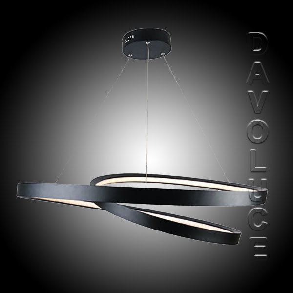 Mercator ML7450BLK Armstrong 50W 80cm LED Pendant | Davoluce Lighting
