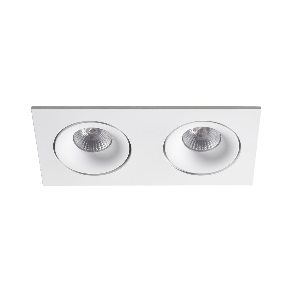 B110S Twin Rectangular Adjustable LED Downlight | DA Voluce Lighting