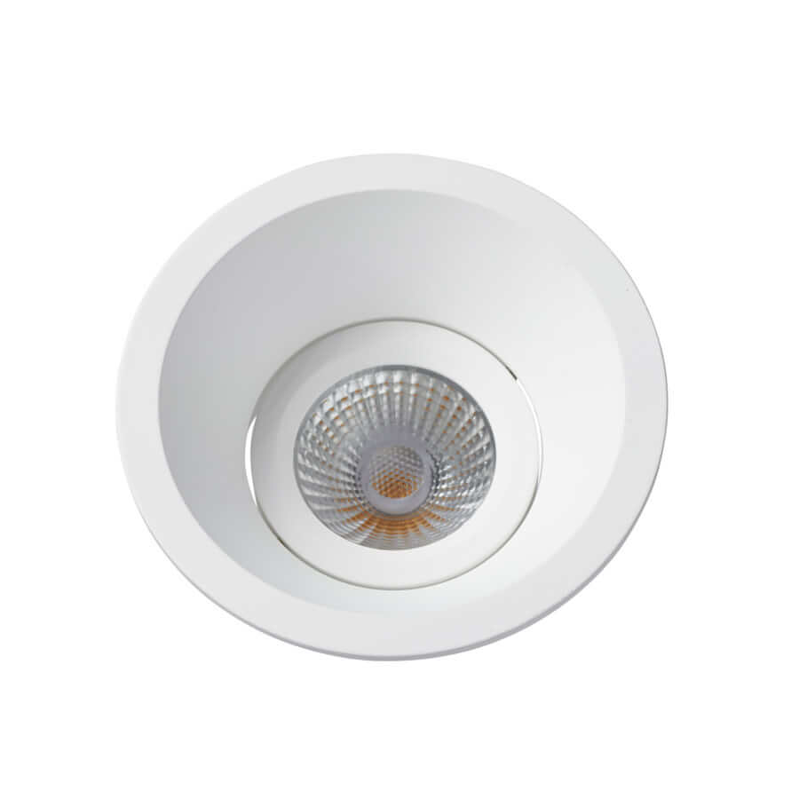 Semi Recessed Adjustable Cone Trim LED Downlight | DA Voluce Lighting