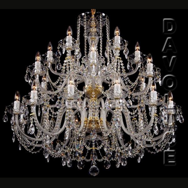Shop asfour czech crystal 24 light chandelier 1