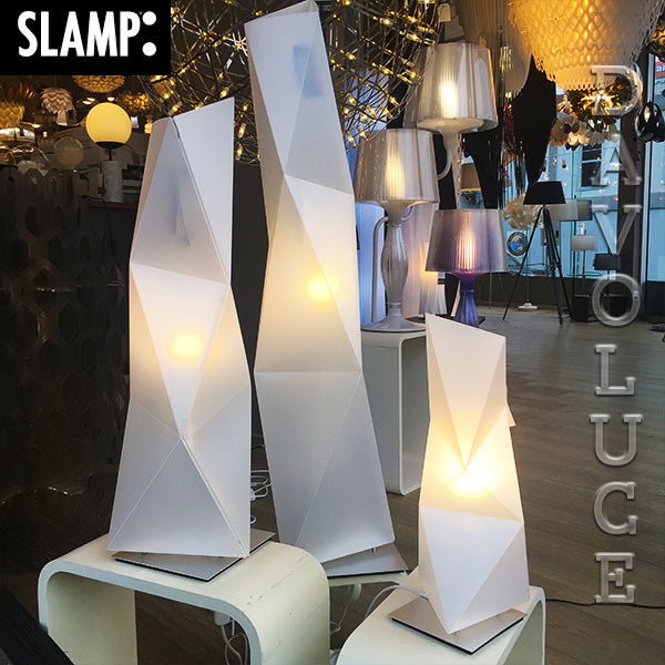 Shop diamond large floor lamp by slamp italy