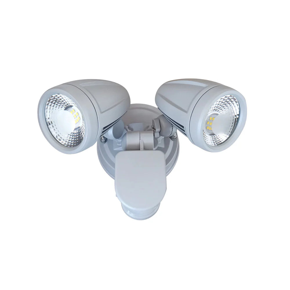 Illume LED Double Adjustable Outdoor Spot Light With Sensor