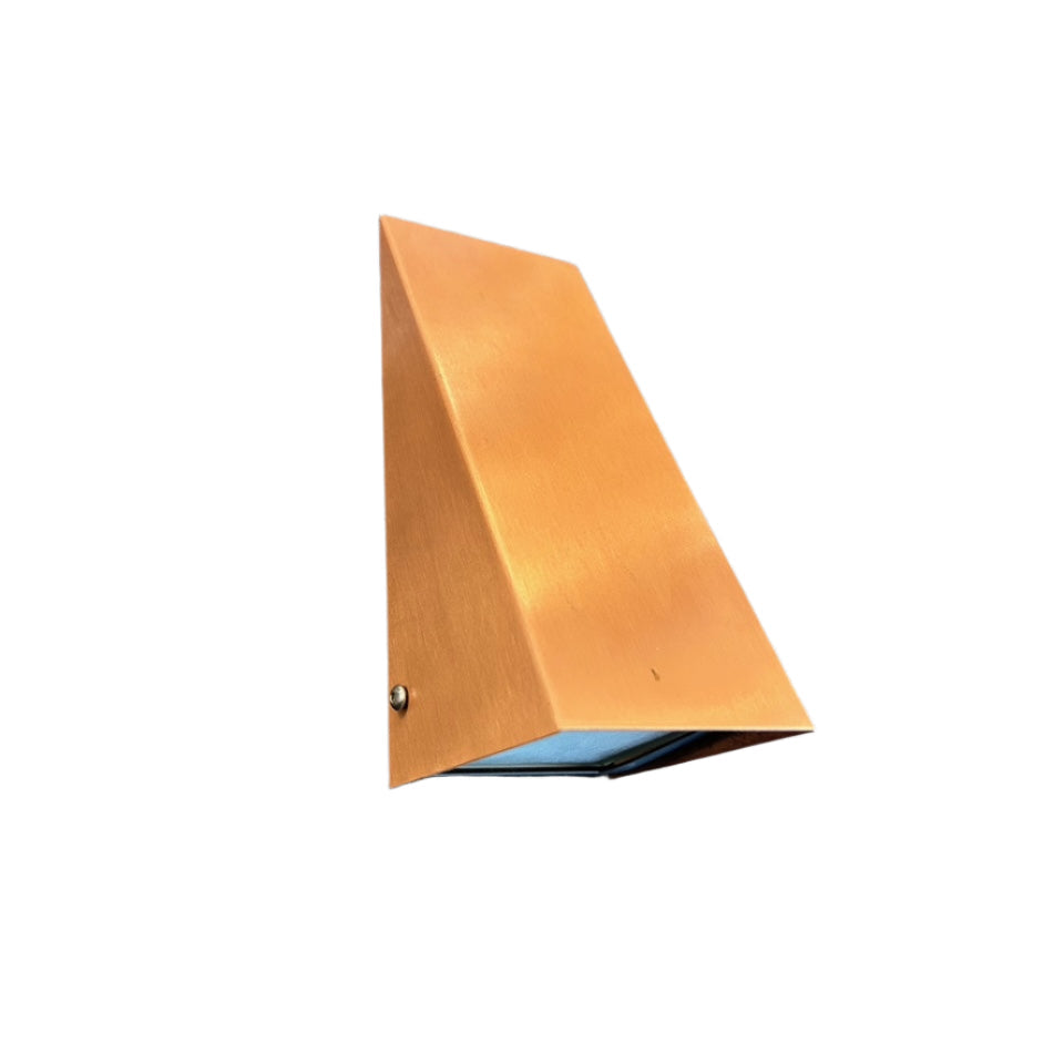 Gentech F208 Wedge exterior wall light from Davoluce Lighting