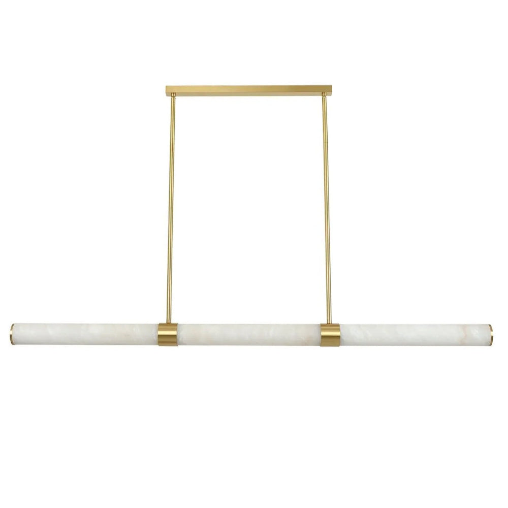 Panish 150cm Alabaster Marble Linear LED Pendant | Davoluce Lighting