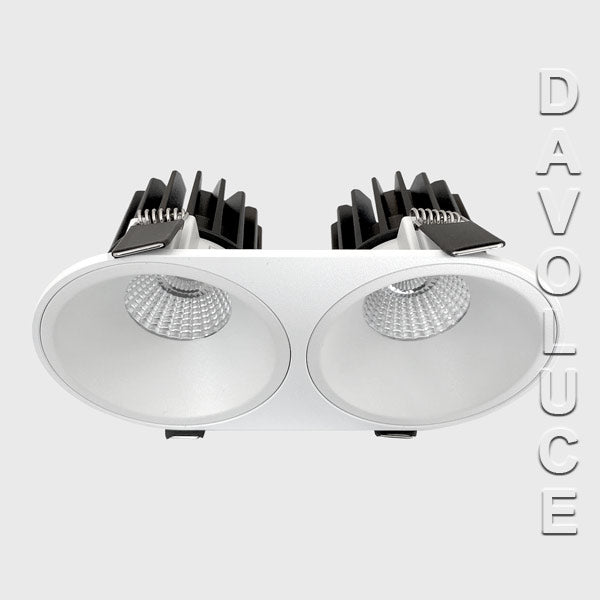 Purati Fuoco Duo Recessed Twin Fixed LED Downlight from $229.00