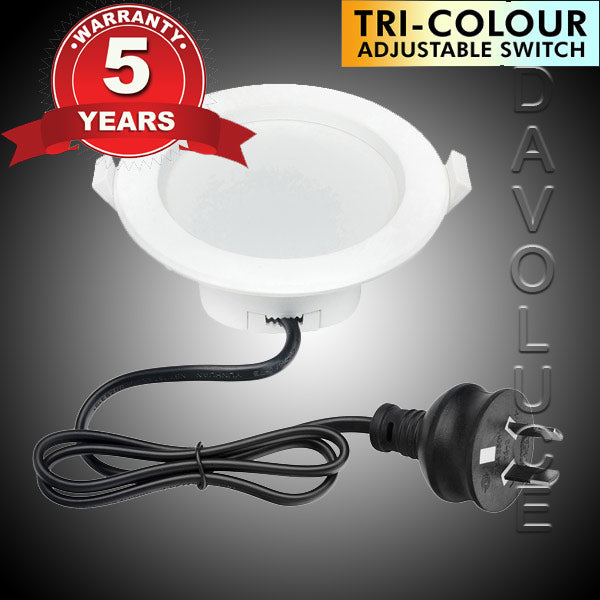 Shop trilogy 8w tri colour led downlight