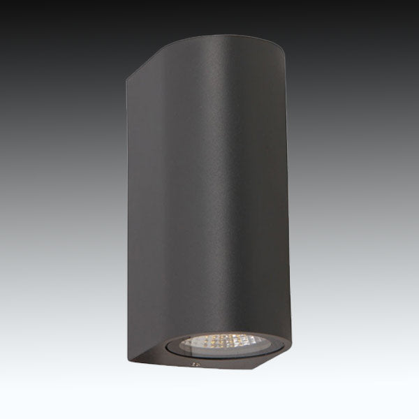 UOW043COB-BLK-WW - UGE Lighting - ERIS Black Round Up & Down 2 x 5W LED ...