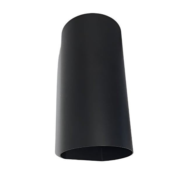 Shop yam black round up down led wall light